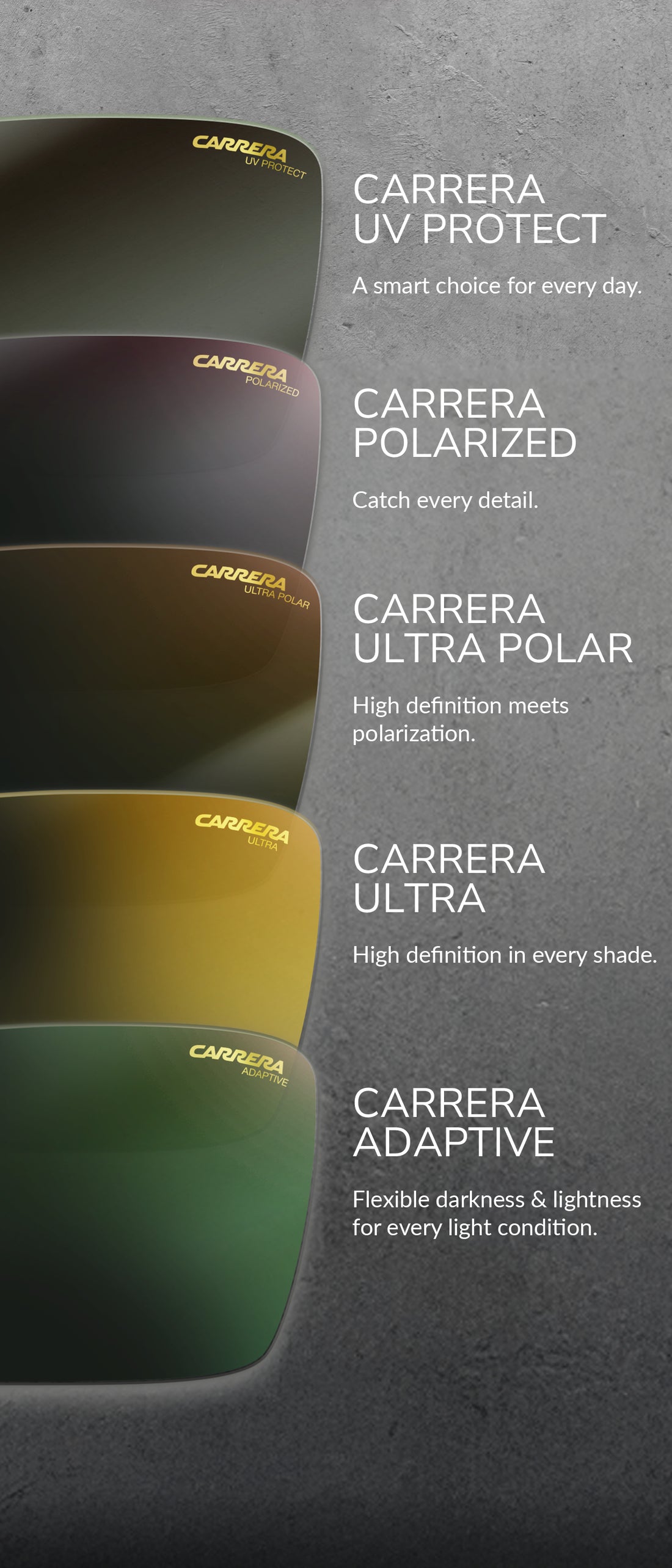 Explore Carrera Lens Technology | Carrera US – Carrera® US